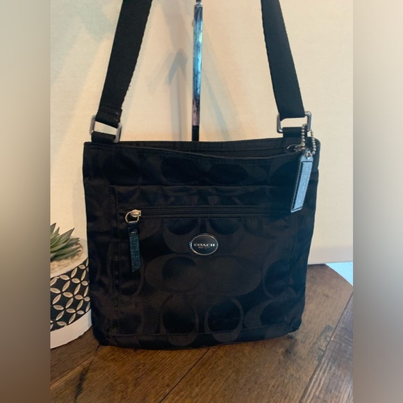 Coach | Bags | Black Coach Nylon Crossbody Bag | Poshmark